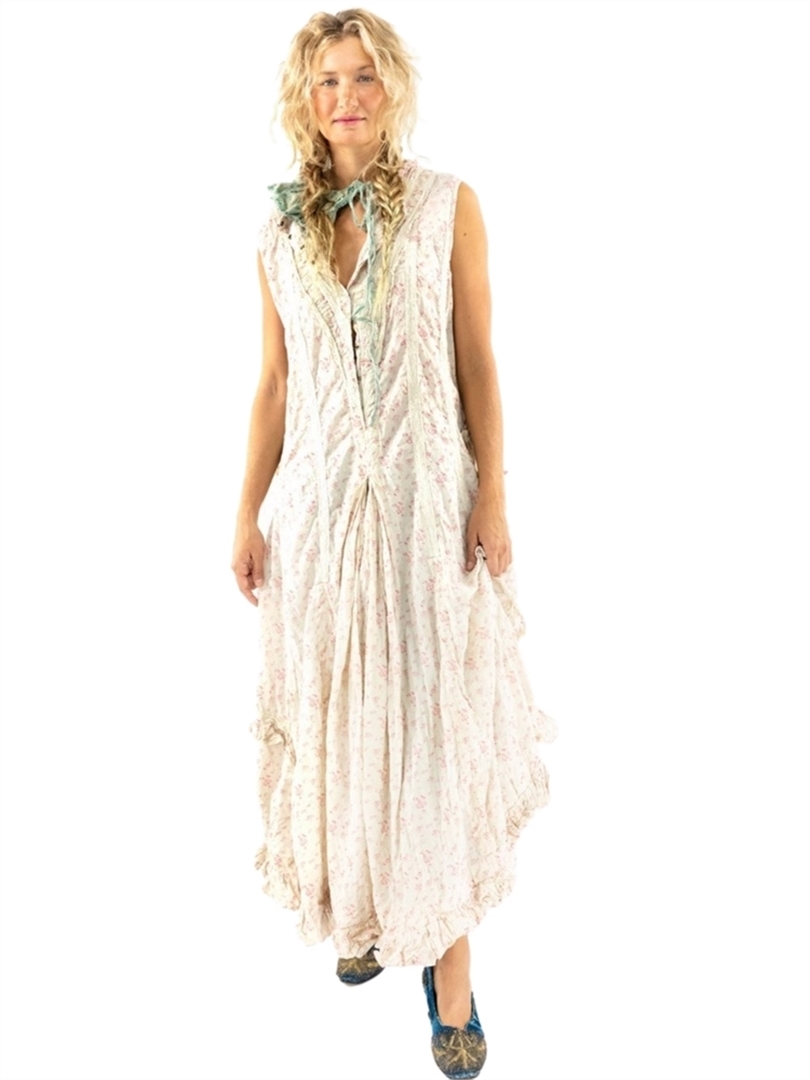 Magnolia Pearl Trade - Floral Sleeveless Hyacinth Gown